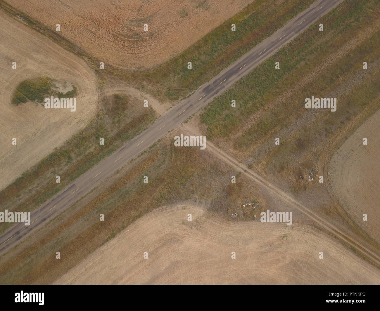Abstract. Farm Field. Saskatchewan, Canada, Palliser Triangle, Brian ...