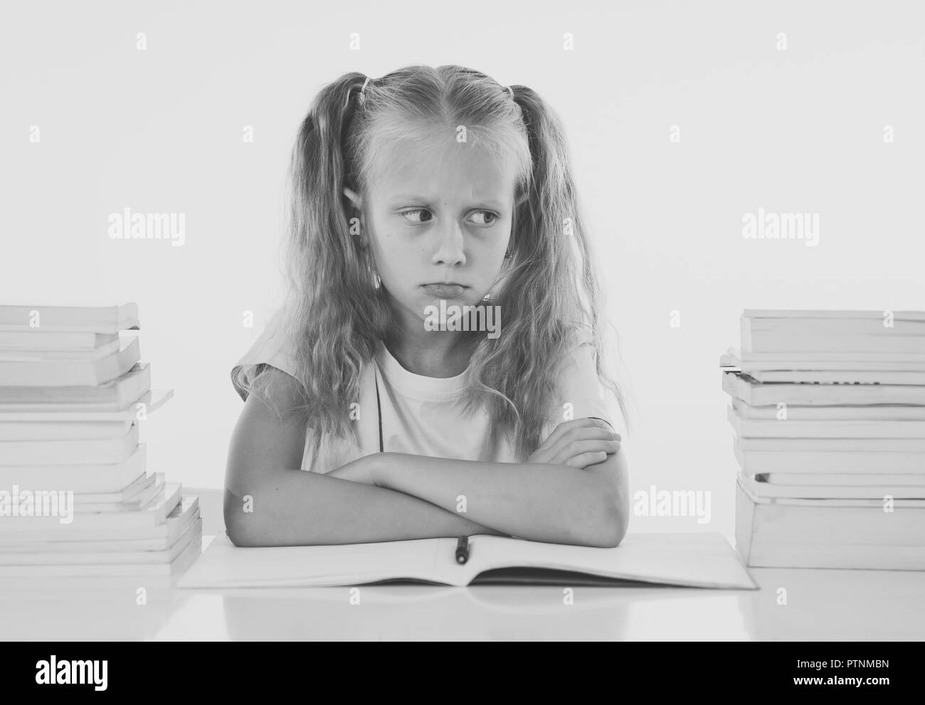 Schoolgirl Black and White Stock Photos & Images - Alamy