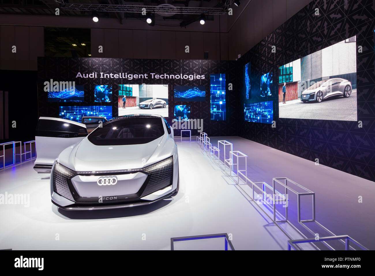 Audi showcases AICON autonomous car technology, a driveless car with ...
