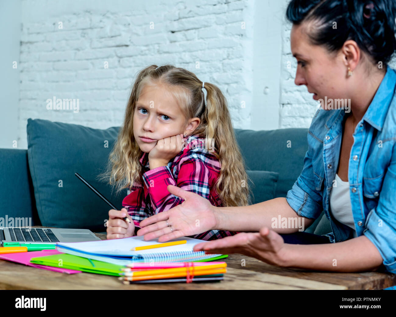 Frustrated Child Homework