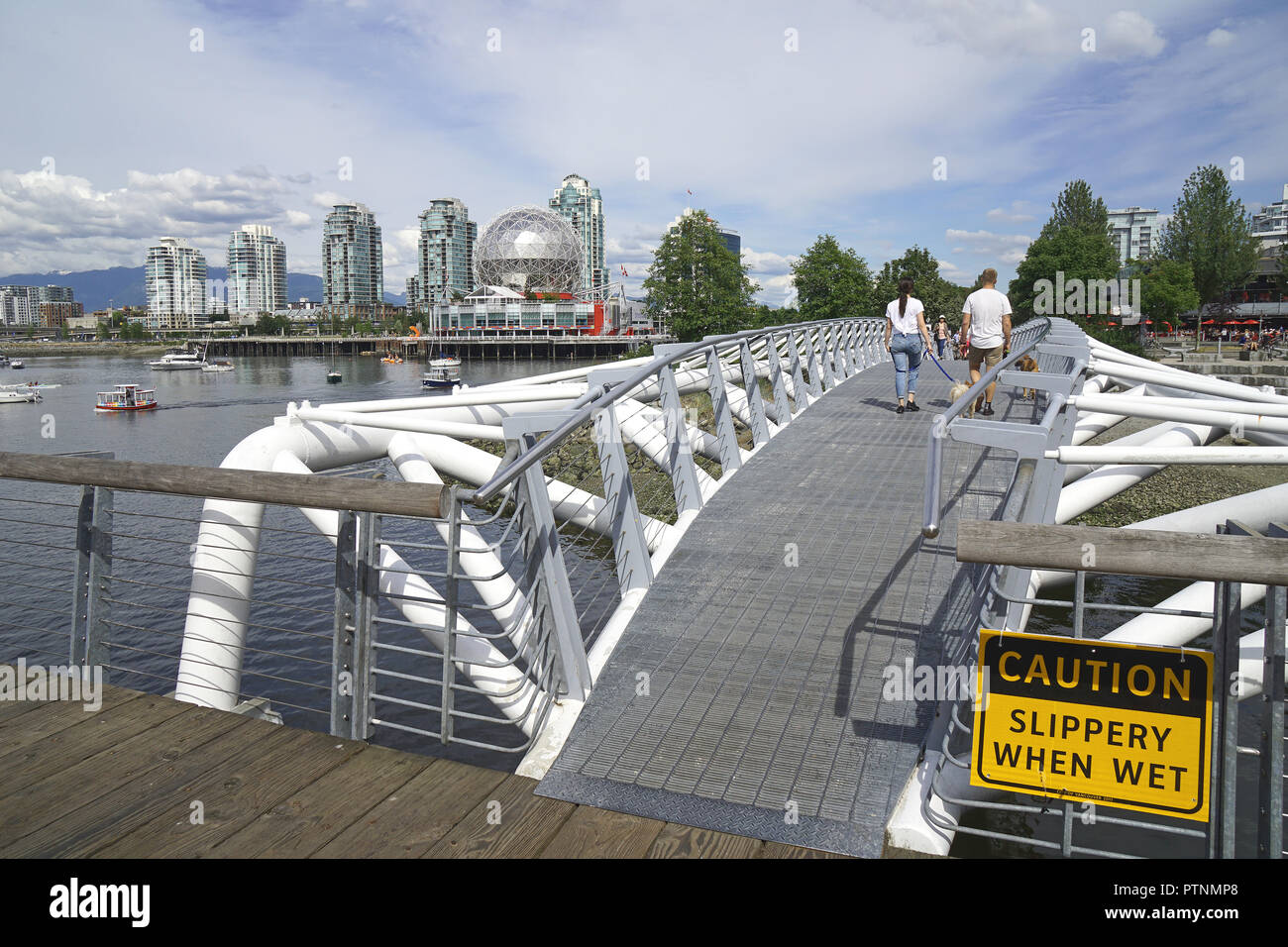 Canoe Bridge, Vancouver, Canada Stock Photo - Alamy