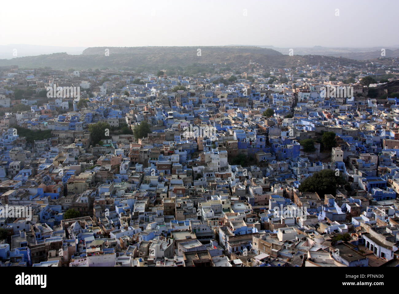 Cityscape of Jodhpur, also known as The Blue City in Rajastan, India ...