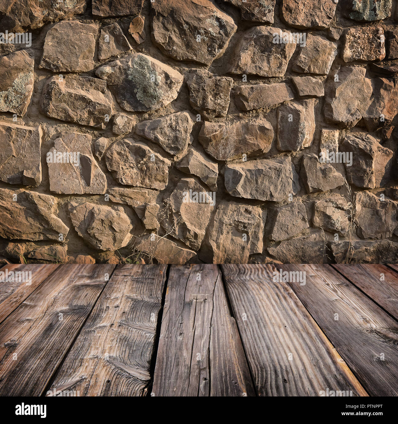 Wall Background With Floor