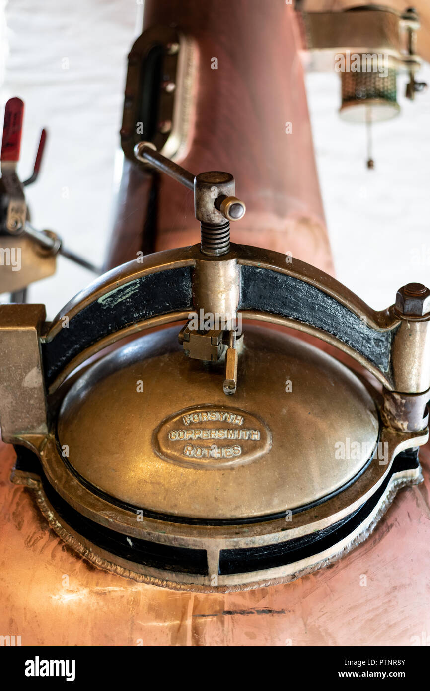 The traditional Cyder distillery at Healeys Cyder Farm, Cornwall UK ...