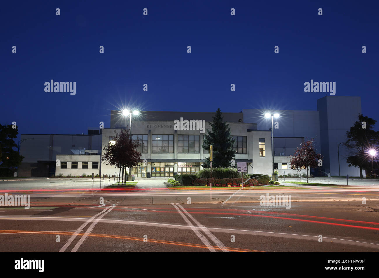 Kitchener Memorial Auditorium - Home of the Kitchener Rangers - Front ...