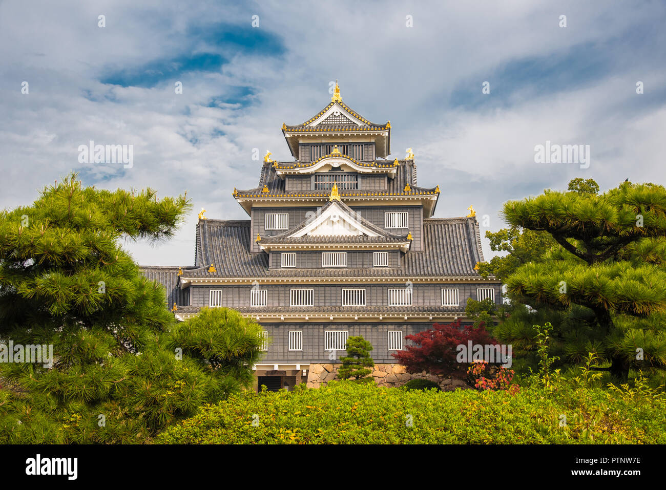 Okayama historic castle one of the famous tourist attraction in Okayama ...
