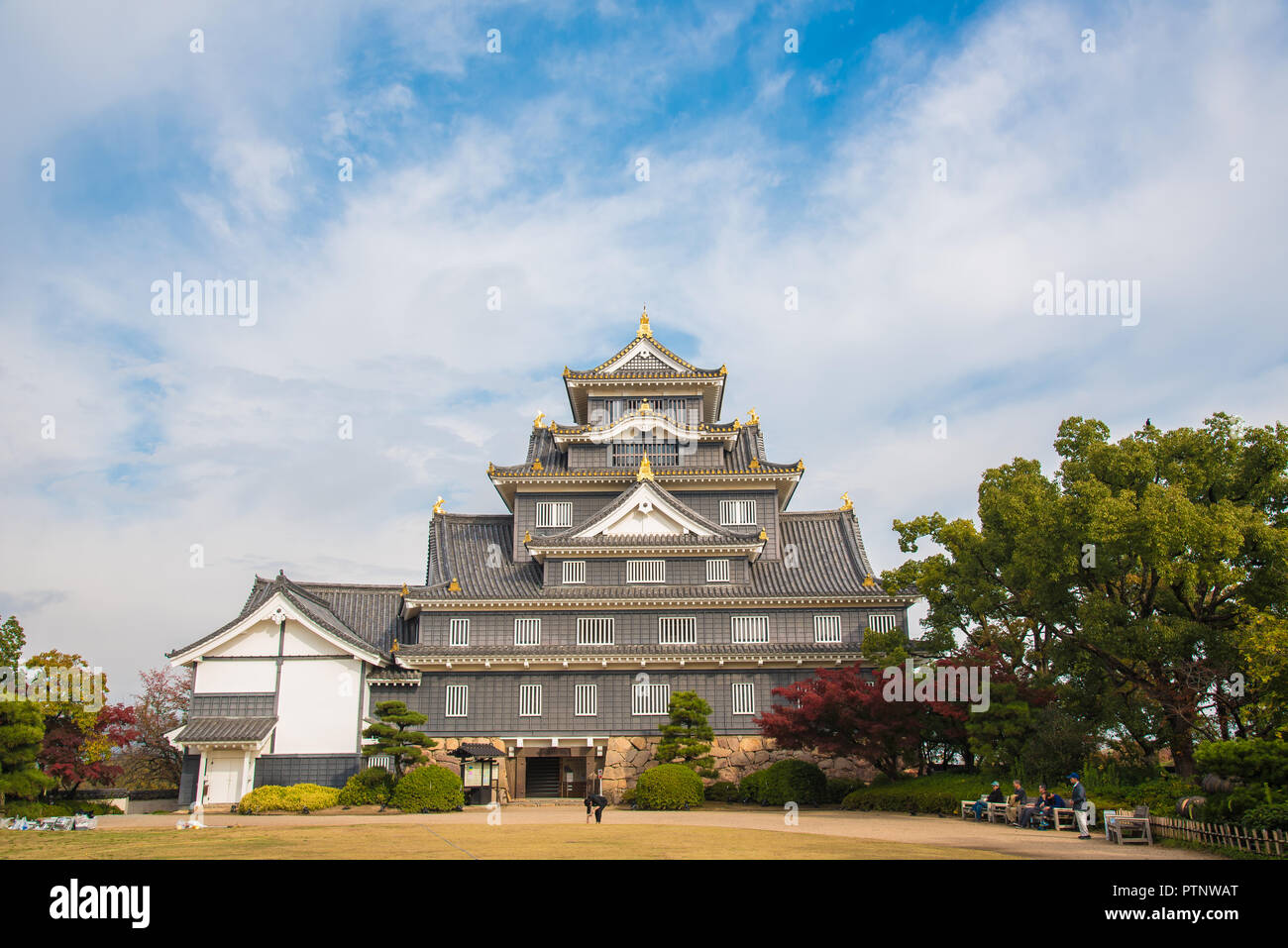 Okayama historic castle one of the famous tourist attraction in Okayama ...