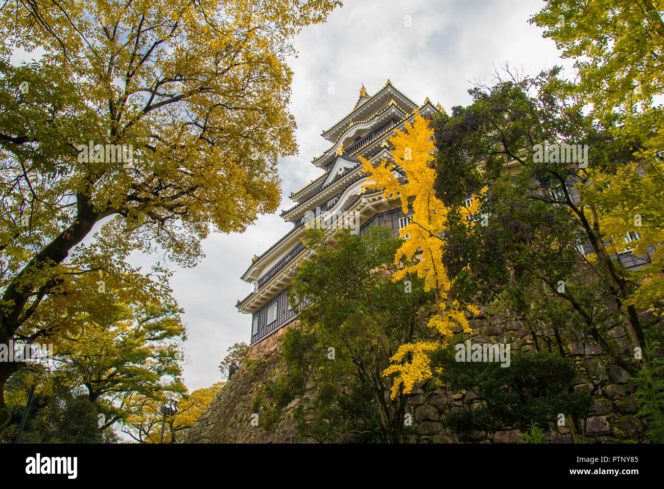 Okayama historic castle one of the famous tourist attraction in Okayama ...