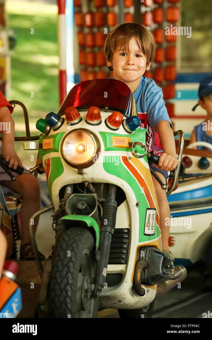 Theme Park Motorcycle Ride