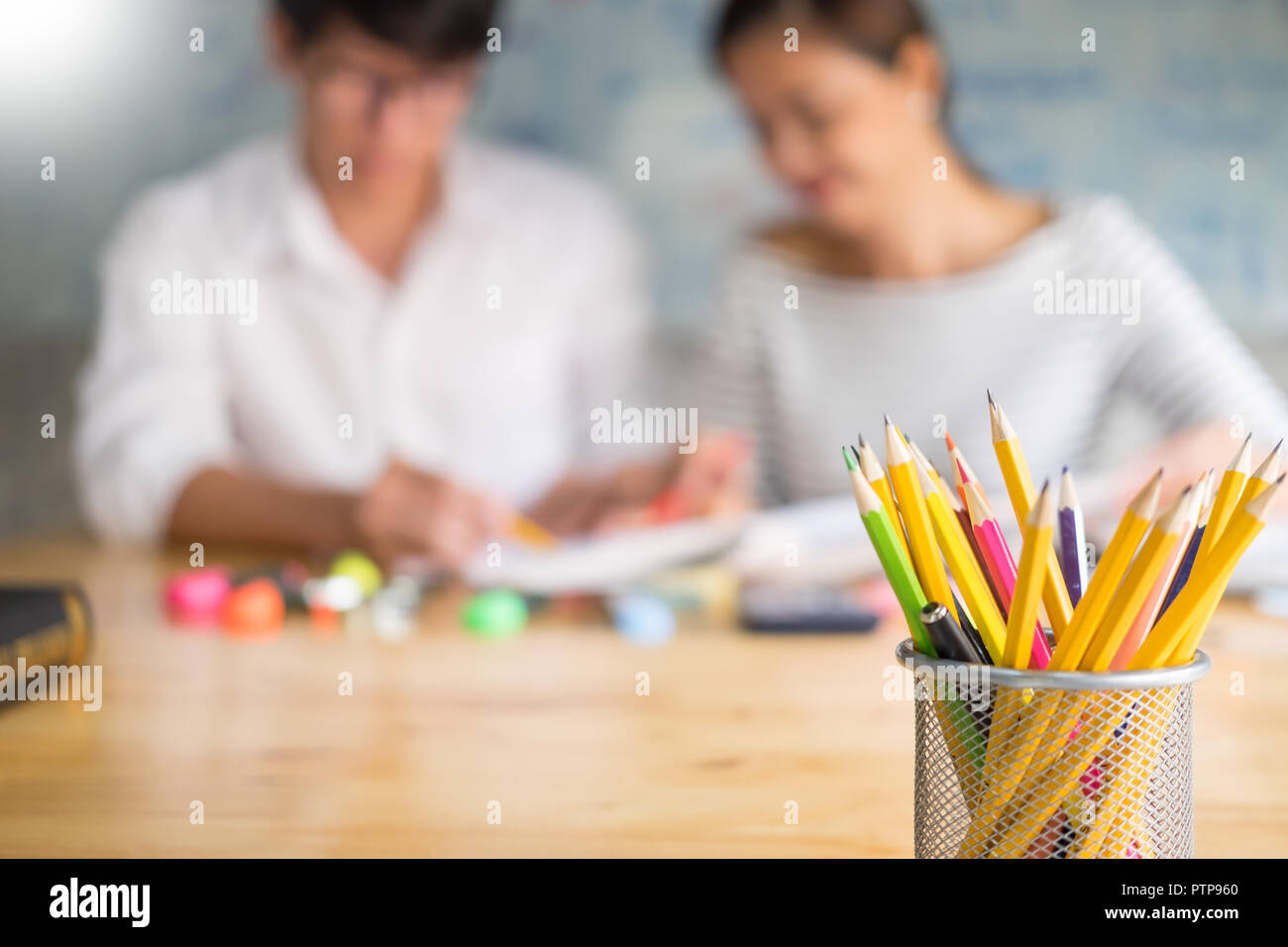 woman learn and teach tutor concept education helping each other ...