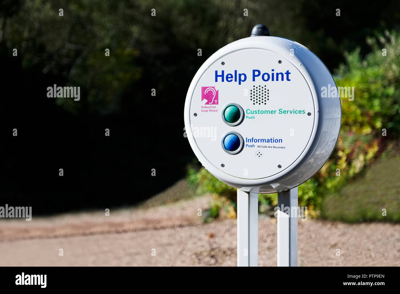 Help point loop induction call centre for emergency service assistance ...