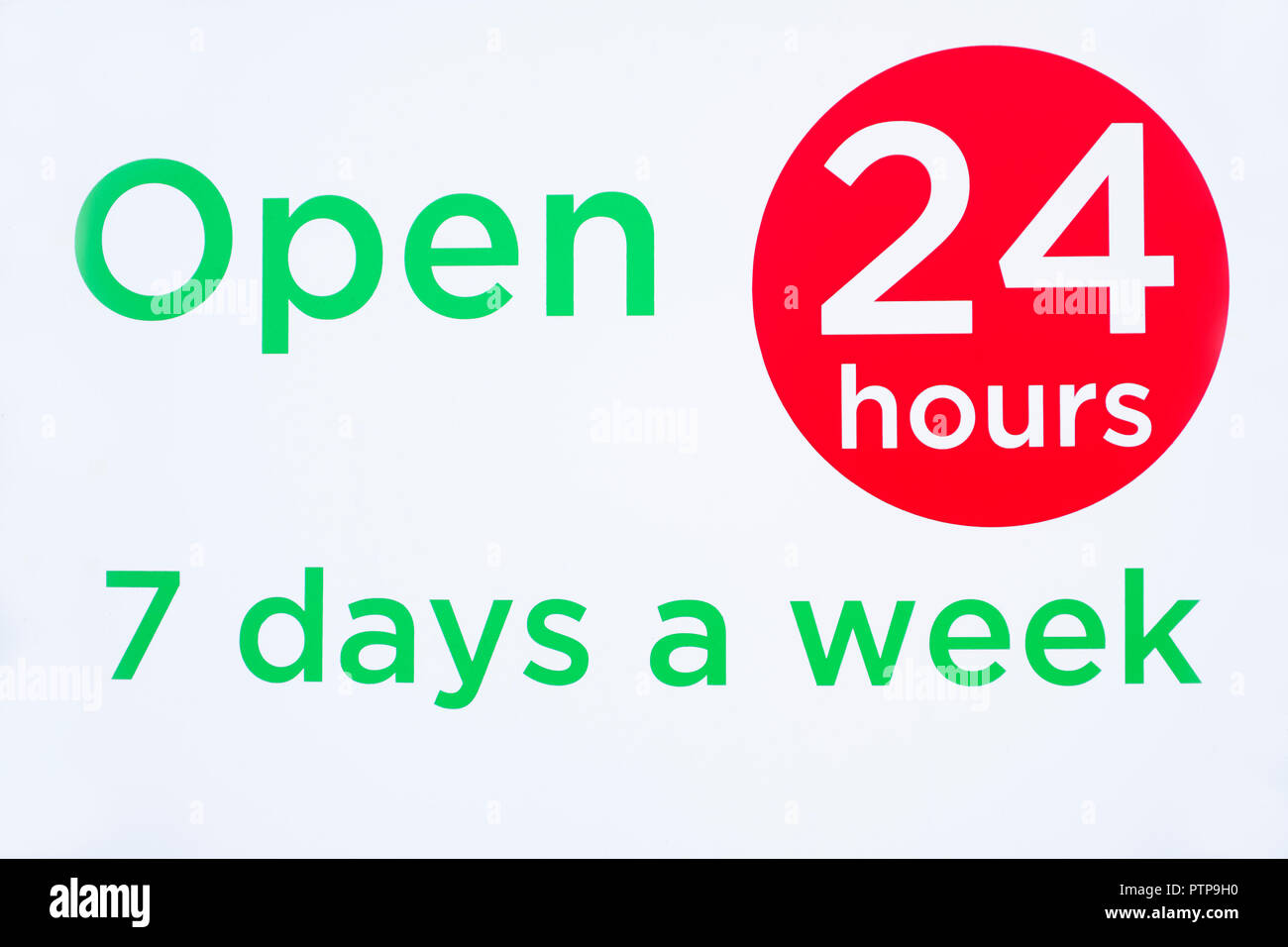 Open 7 days a week hi-res stock photography and images - Alamy