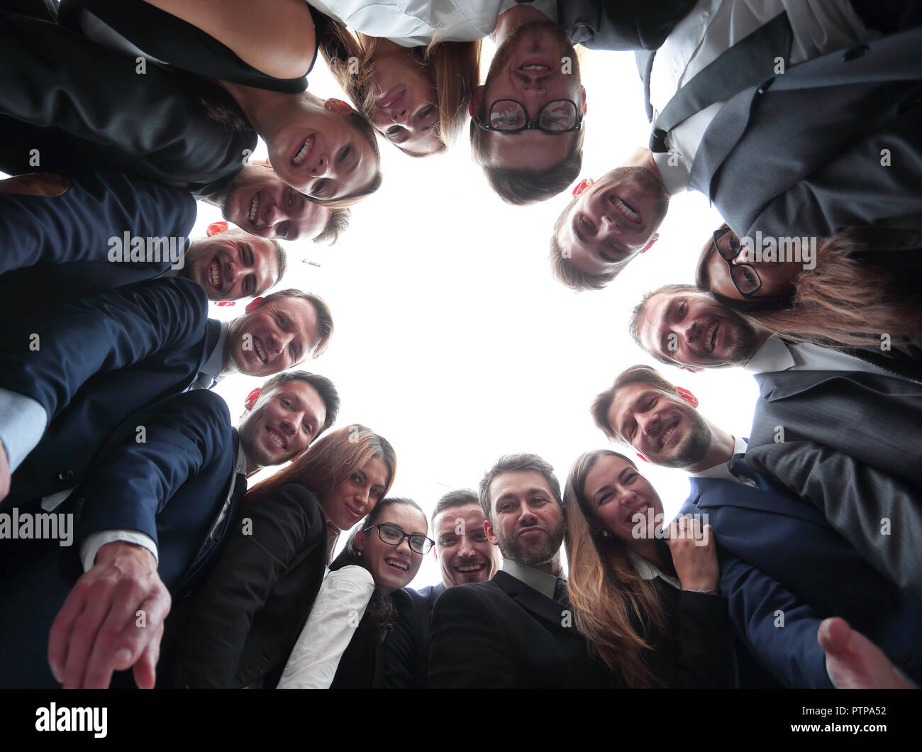 Crowd people forming circle hi-res stock photography and images - Alamy