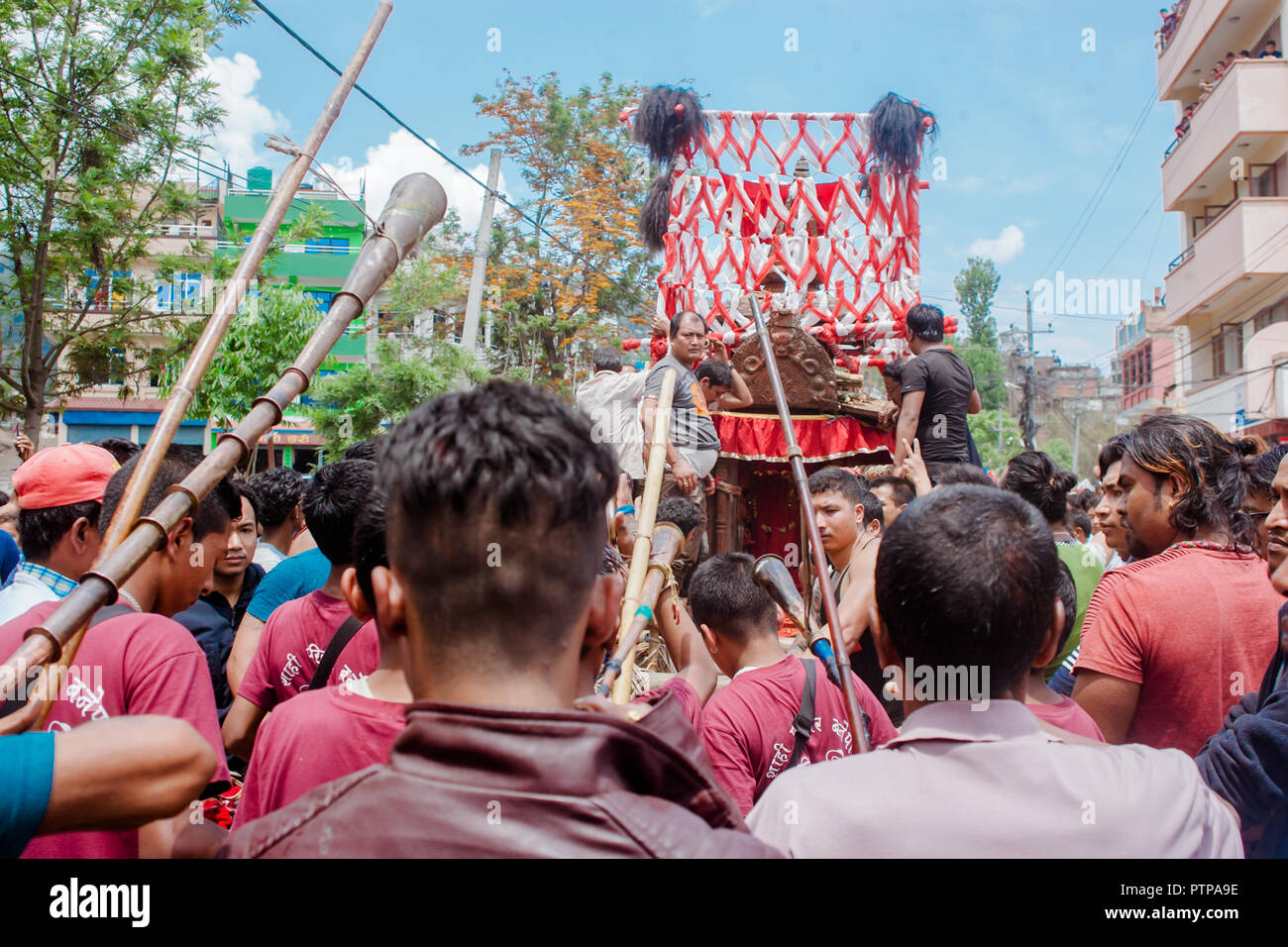 Chandeshwori Jatra, Banepa, Kavre Stock Photo - Alamy