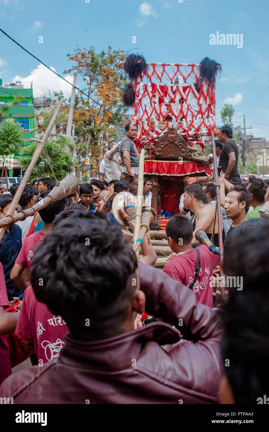 Chandeshwori Jatra, Banepa, Kavre Stock Photo - Alamy