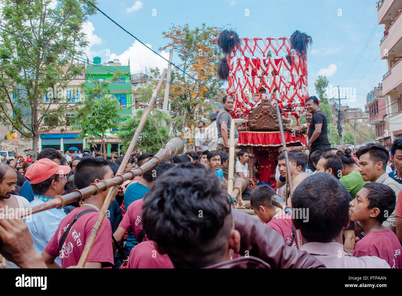 Chandeshwori Jatra, Banepa, Kavre Stock Photo - Alamy
