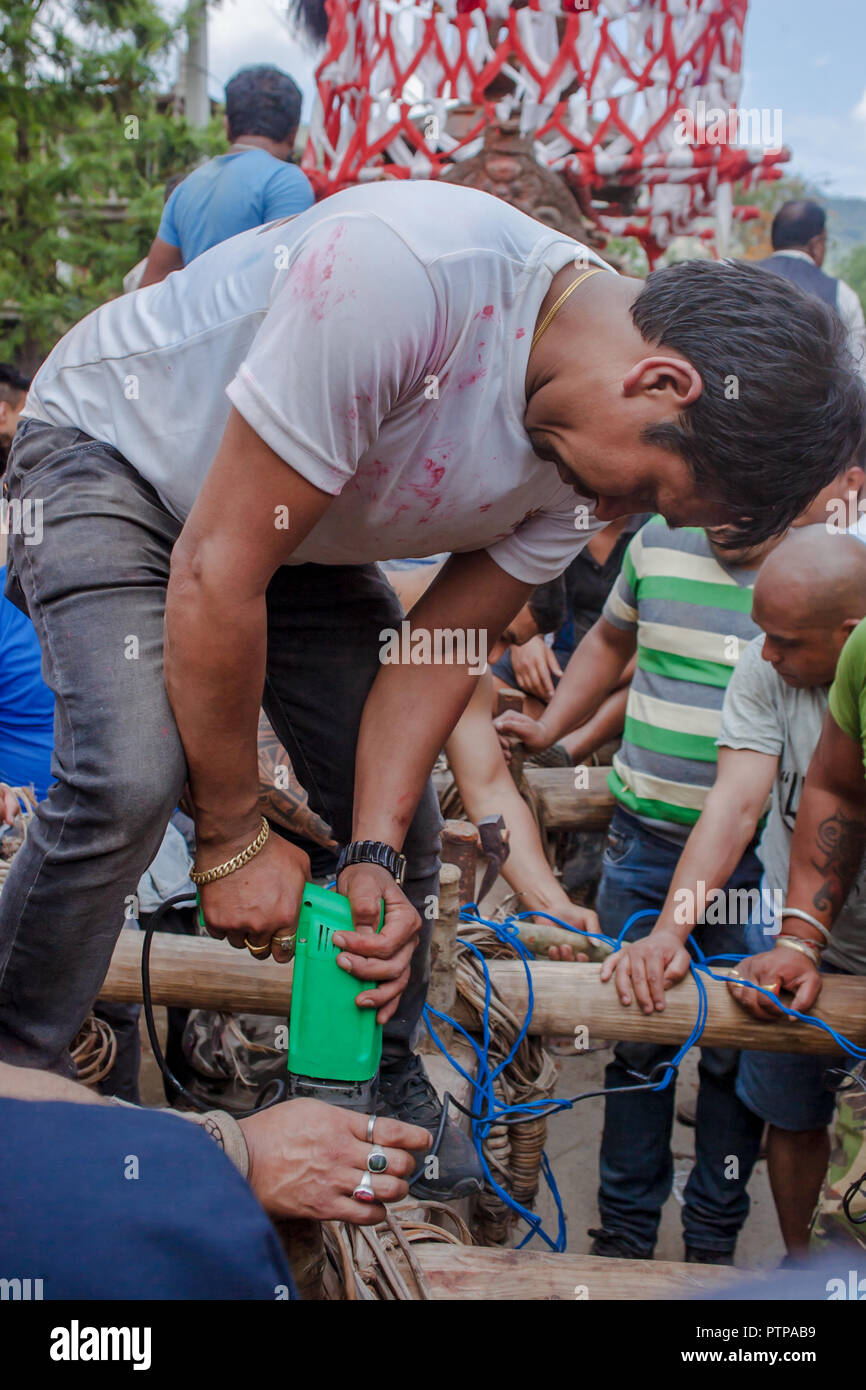 Chandeshwori Jatra, Banepa, Kavre Stock Photo - Alamy