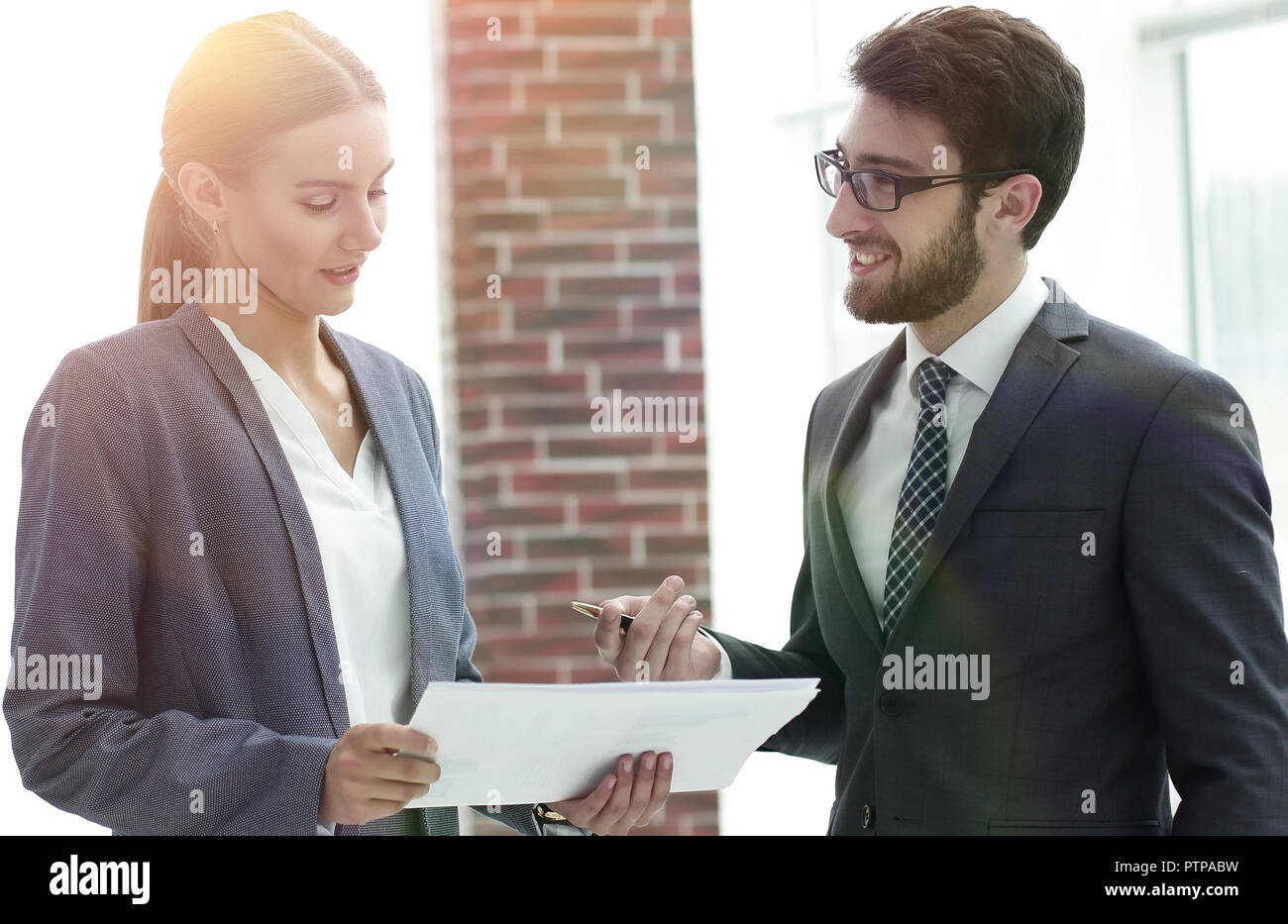 Professional man discussing business matters hi-res stock photography ...