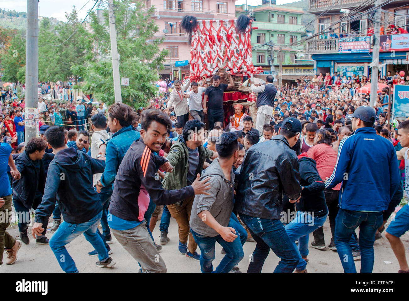 Newar jatra hi-res stock photography and images - Alamy