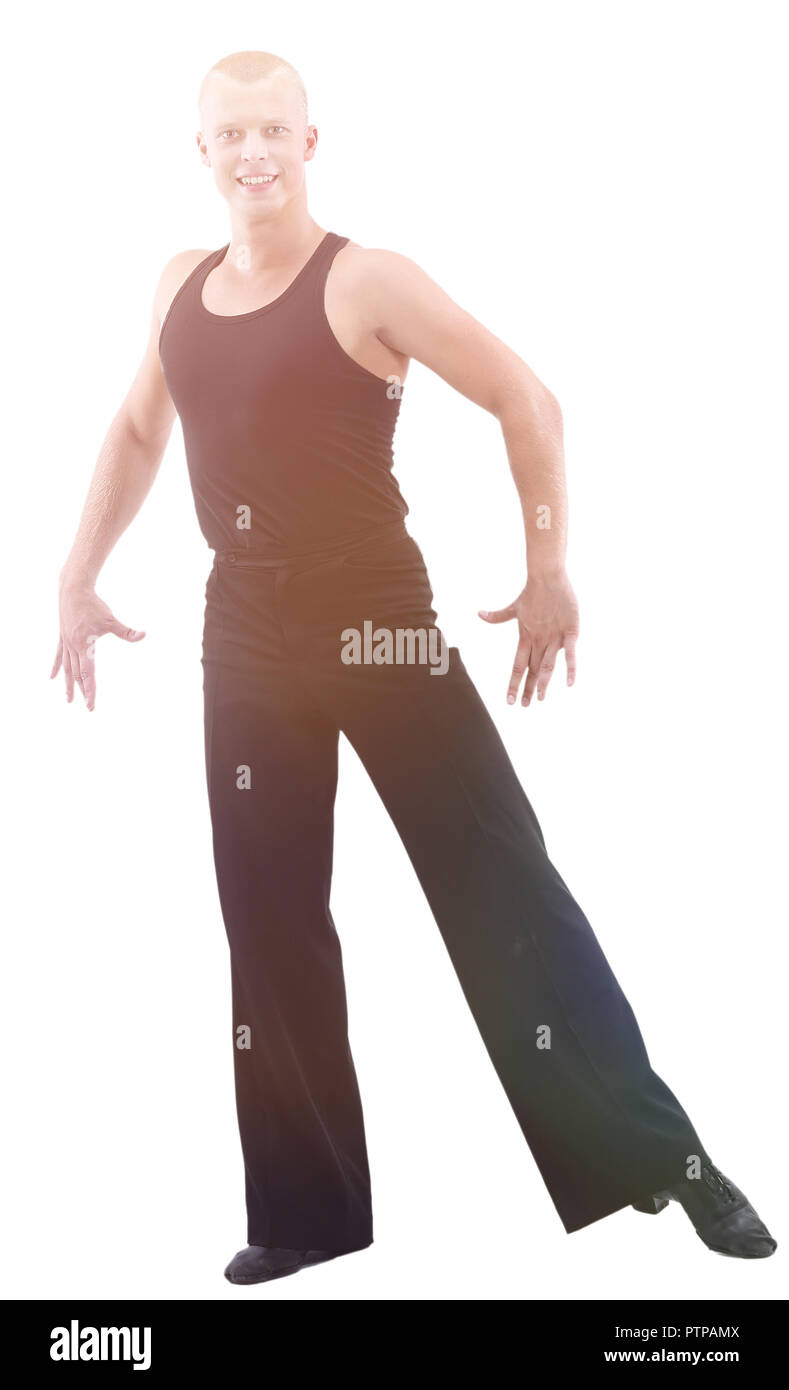 Man Dancer ballroom dancing. Portrait of a dancer Stock Photo - Alamy