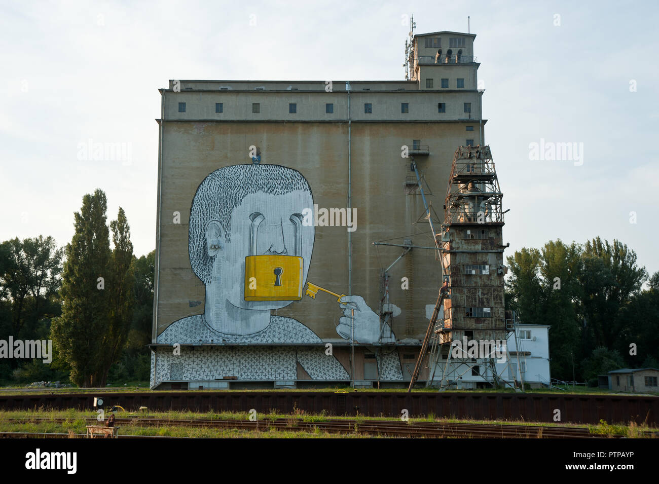 Wien, Alberner Hafen - Vienna, Harbour Stock Photo - Alamy