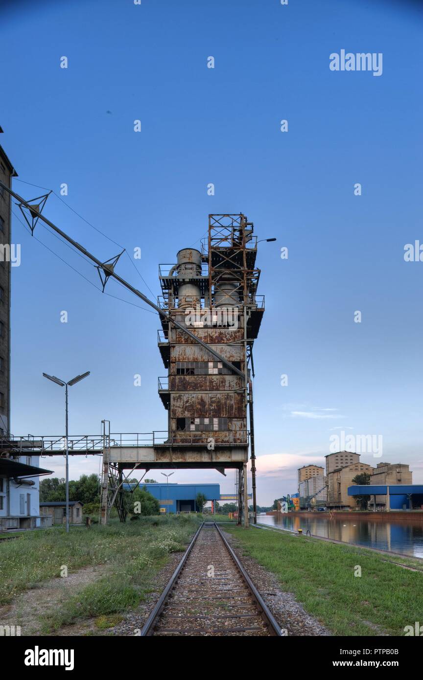 Wien, Alberner Hafen - Vienna, Harbour Stock Photo - Alamy