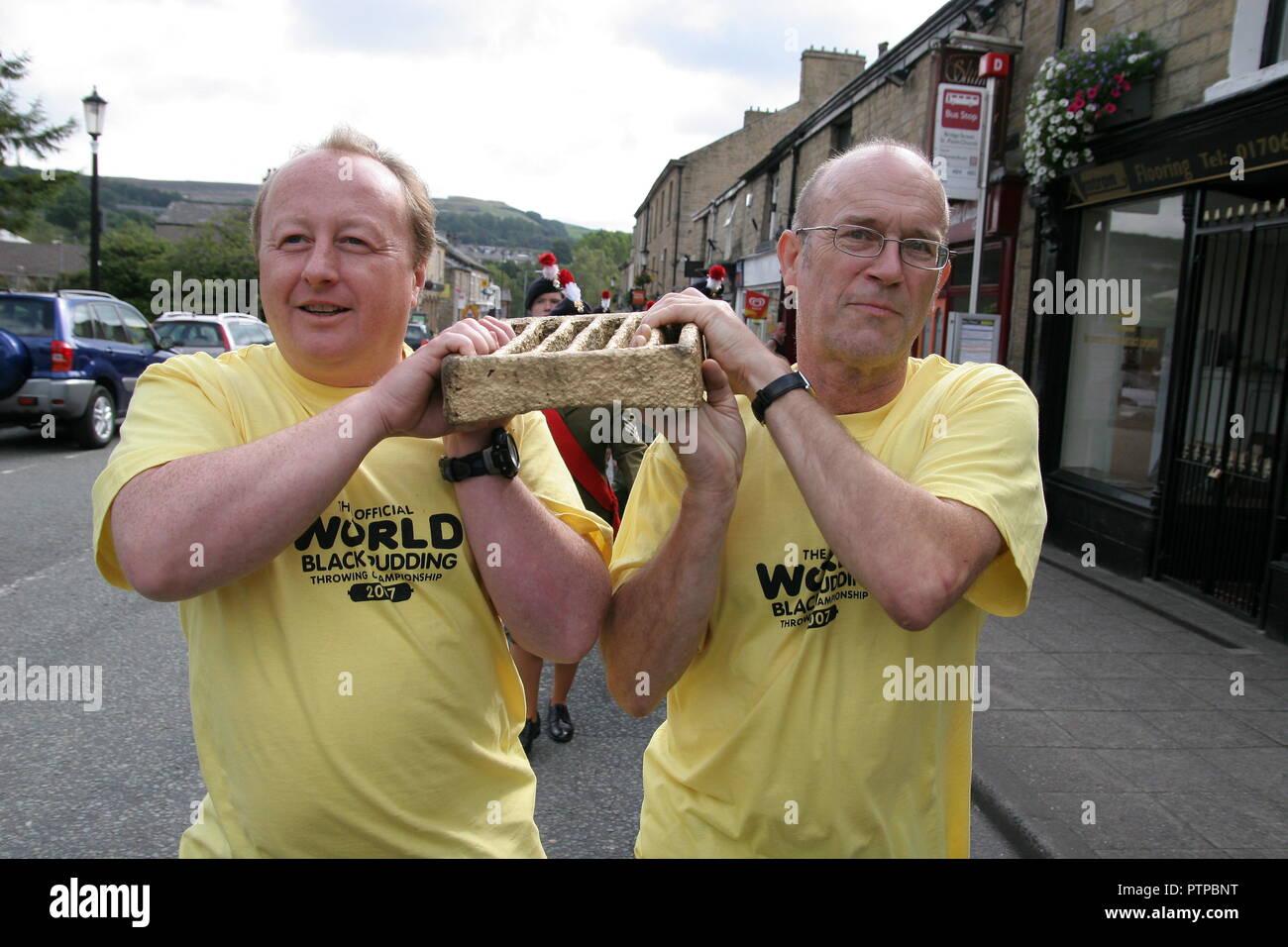 World Black Pudding Throwing Championships, Ramsbottom, Nr Bury ...