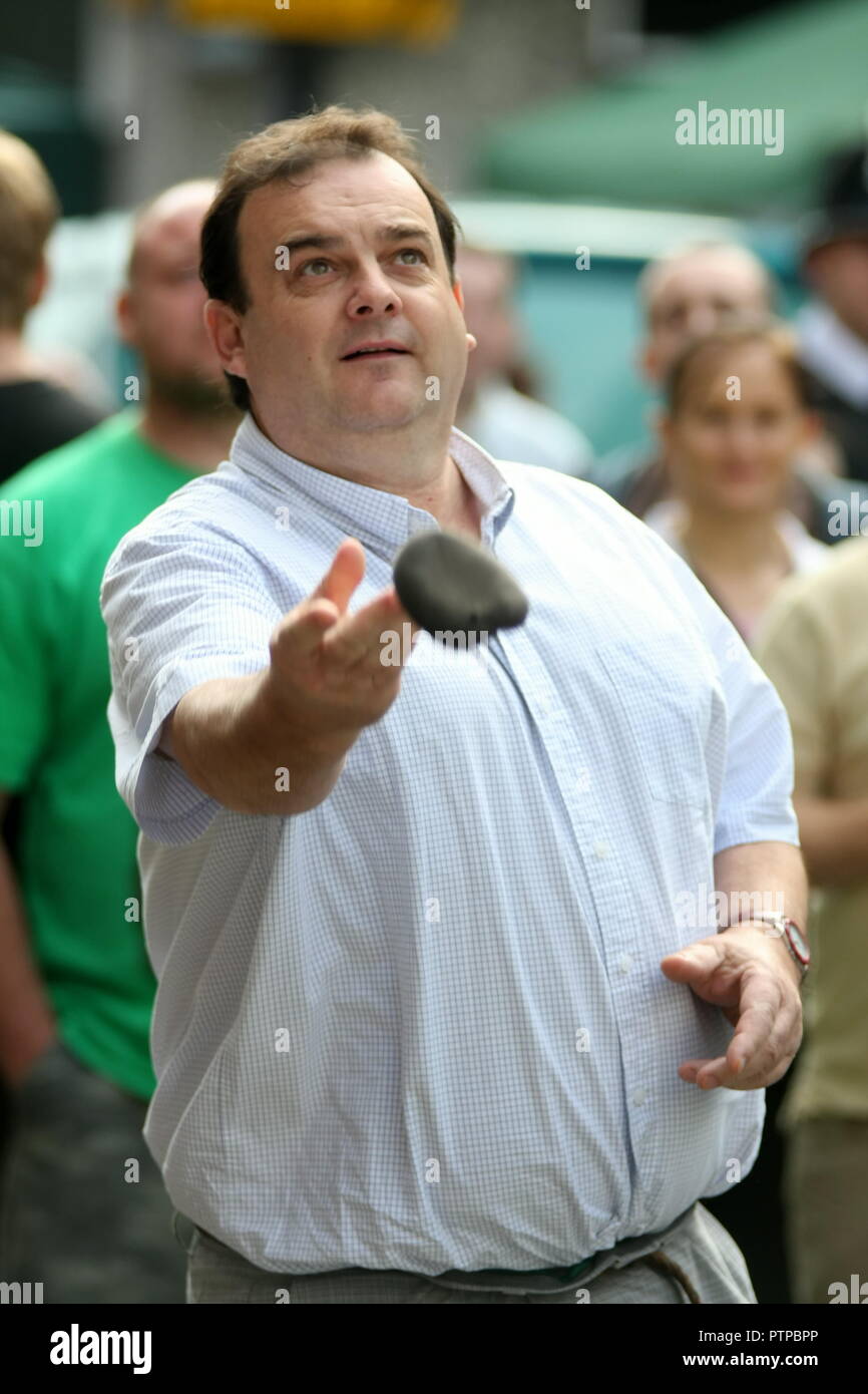 Black pudding throwing championships hi-res stock photography and ...