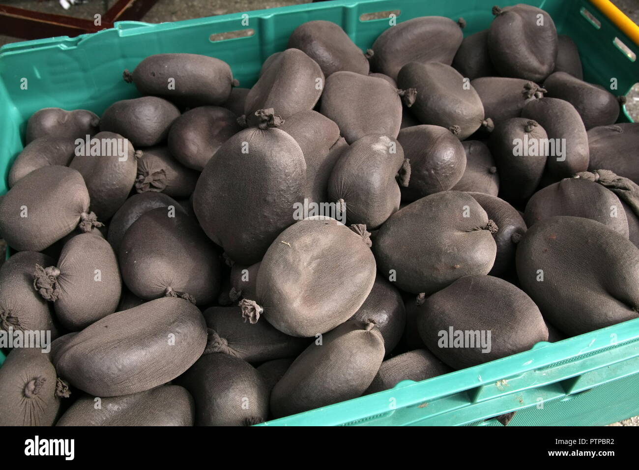 World Black Pudding Throwing Championships 2008, held at the Royal Oak ...