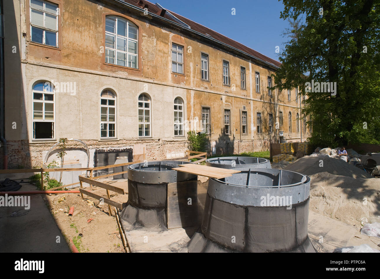 Altes AKH, Sanierung und Adaptierung für Universitätsbetrieb Stock ...