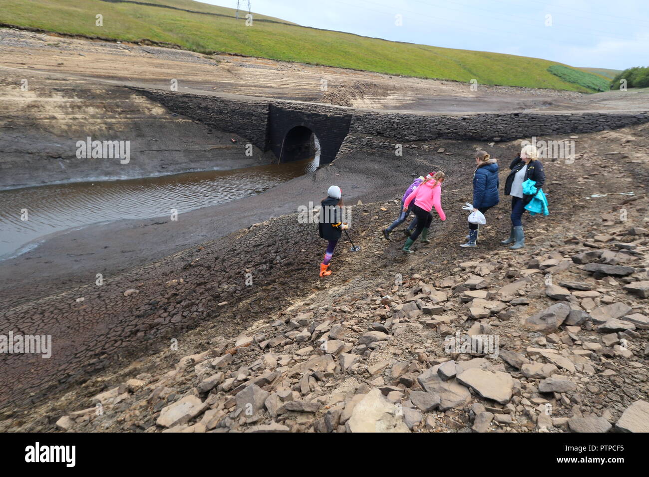 7 September 2018. Ripponden, Yorkshire. The Yorkshire Water operated ...