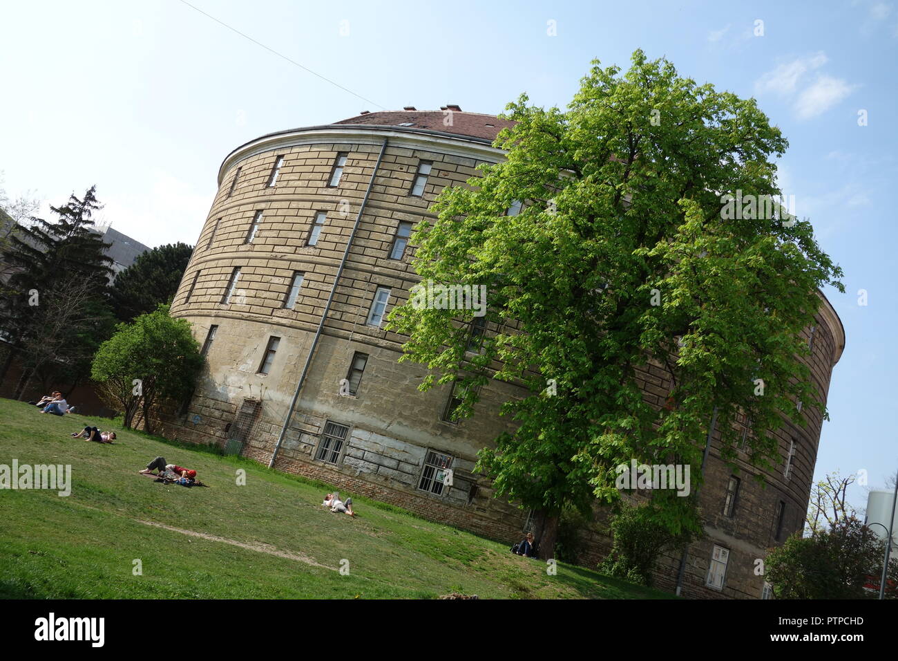 Wien, Altes AKH, Narrenturm, Isidore Canebvale 1784 Stock Photo - Alamy
