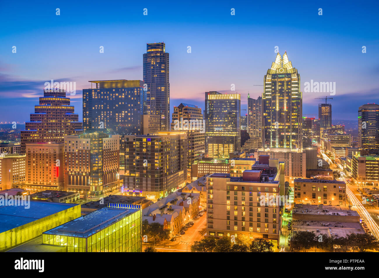 Austin texas aerial downtown hi-res stock photography and images - Alamy