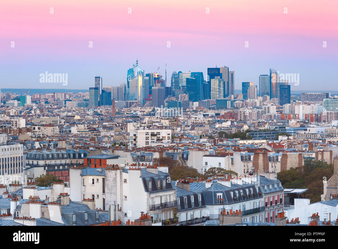Sunrise in Paris, France Stock Photo - Alamy