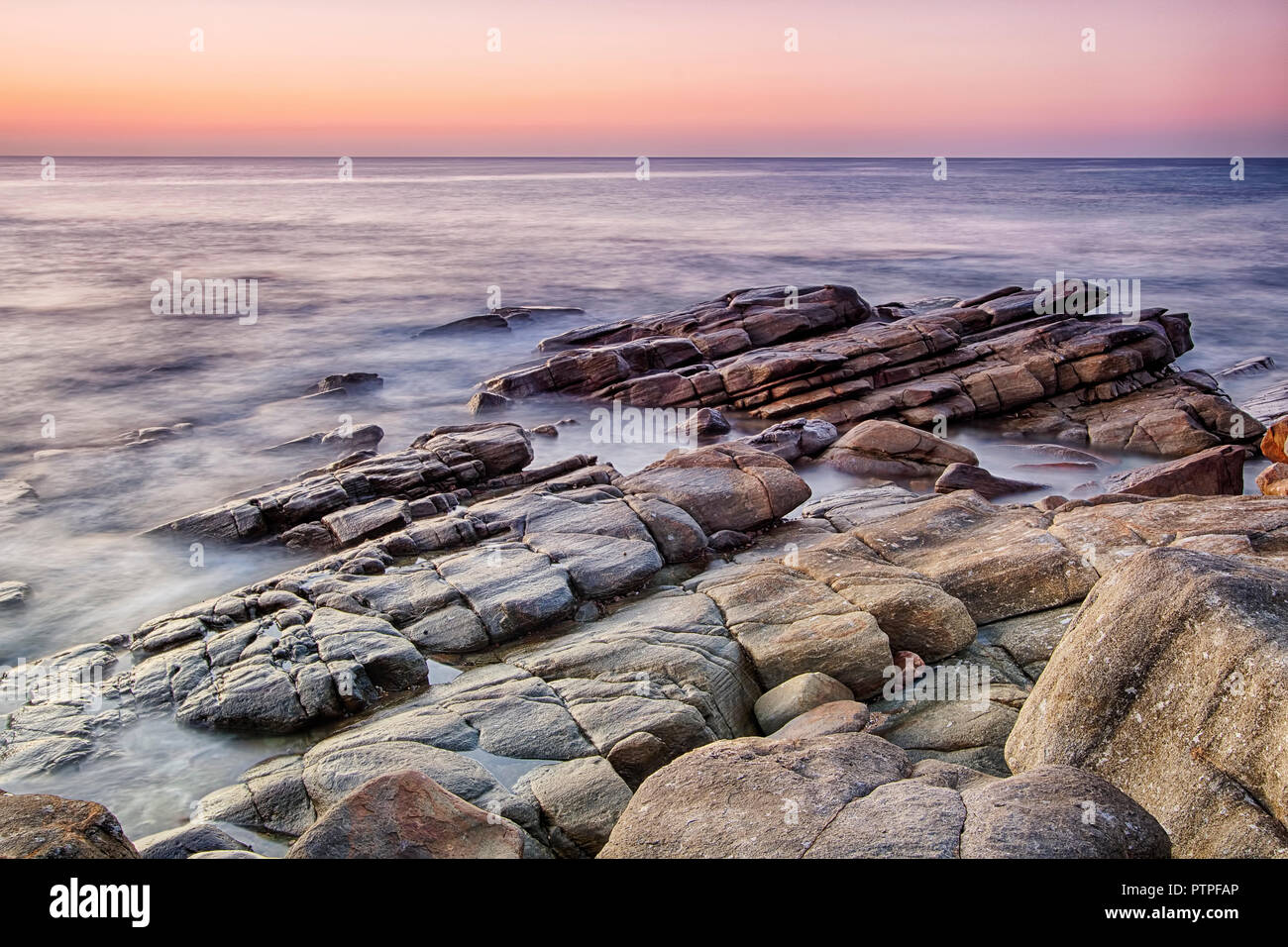 Sunrise at Point Arkwright, Coolum, Queensland Stock Photo - Alamy