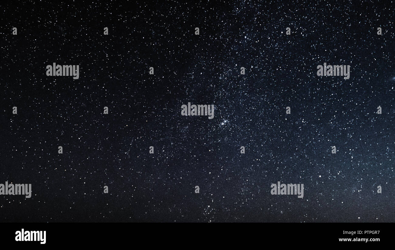 Night sky with stars and galaxy in outer space, universe background ...
