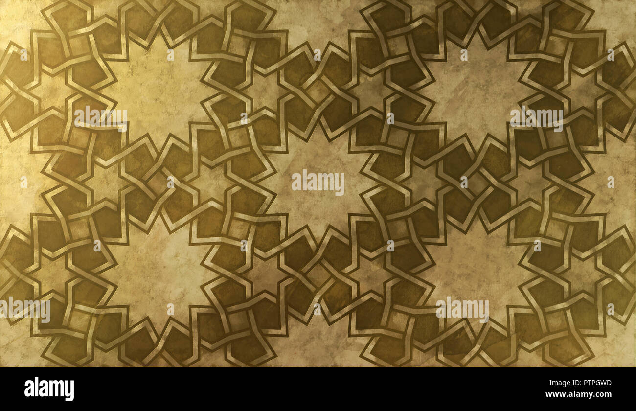 Background design based on traditional oriental graphic motifs. Islamic ...