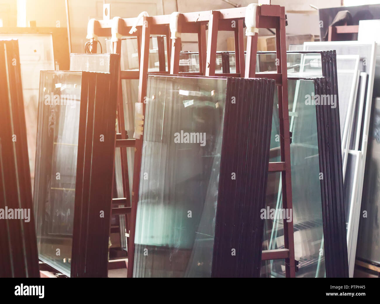 Production of pvc windows, ready-made double-glazed windows for ...