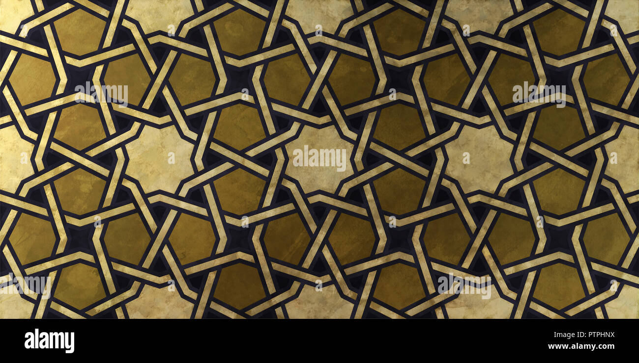 Background design based on traditional oriental graphic motifs. Islamic ...