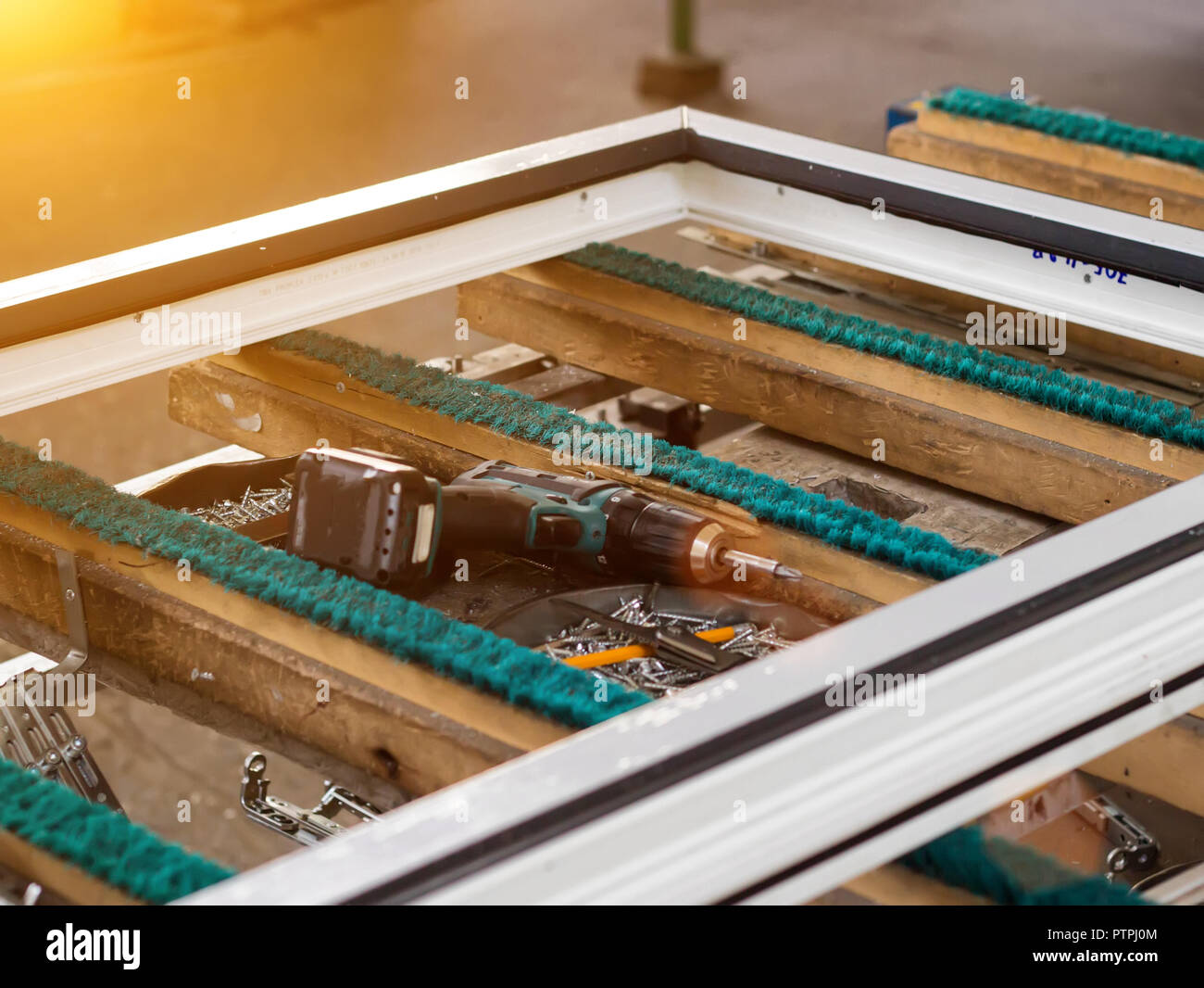 Production of pvc windows, pvc window sash, frame and tools for ...