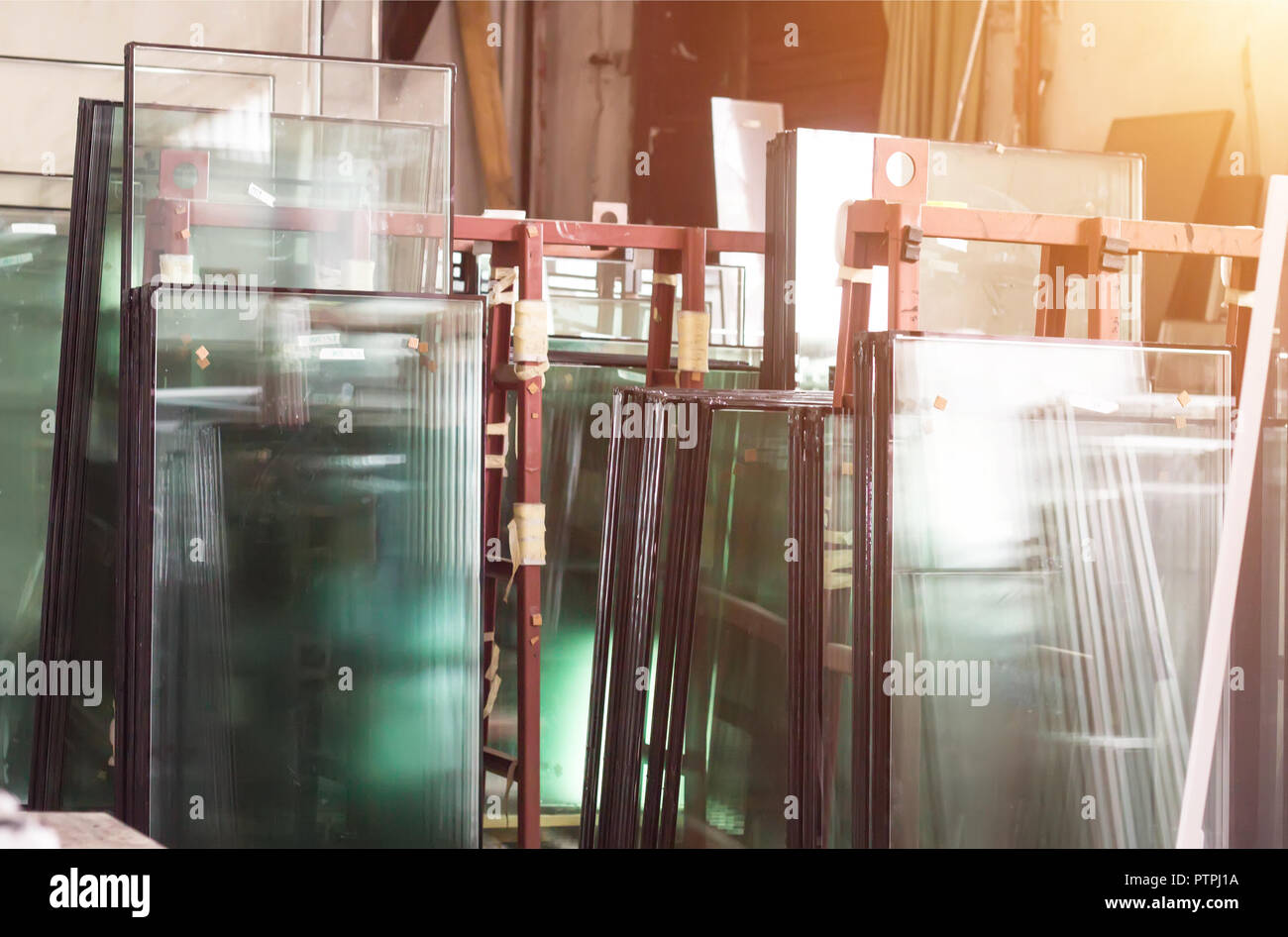 Production of pvc windows, ready-made double-glazed windows for ...