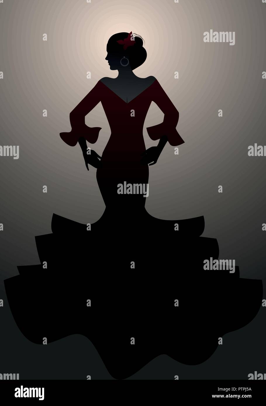 Lady wearing white dress Stock Vector Images - Alamy