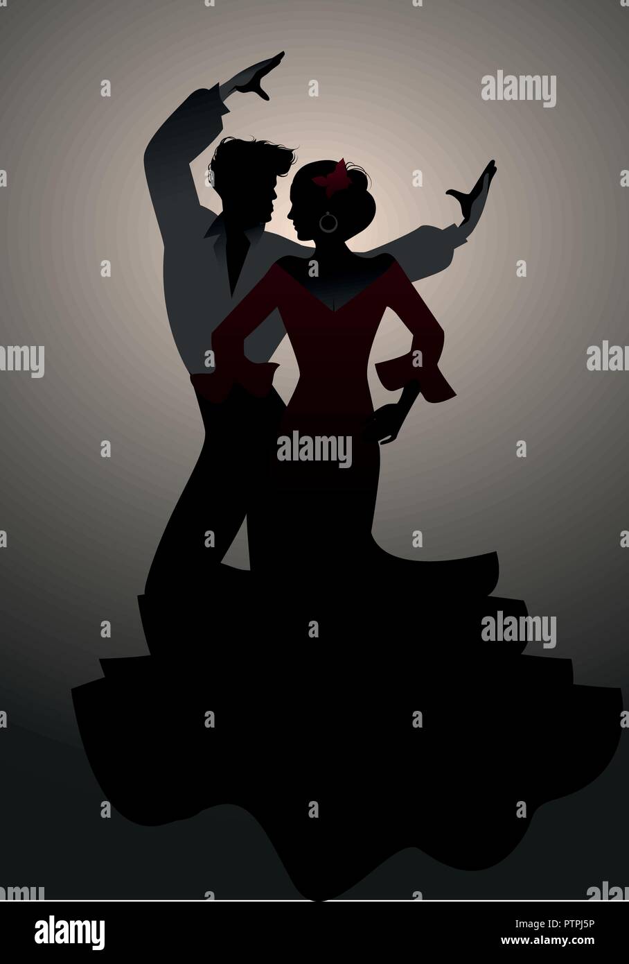 Man woman ballet dancers Stock Vector Images - Alamy