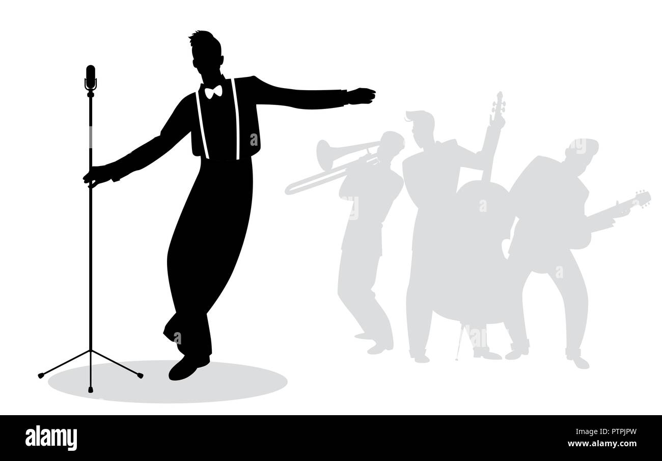 Classic crooner concert hi-res stock photography and images - Alamy