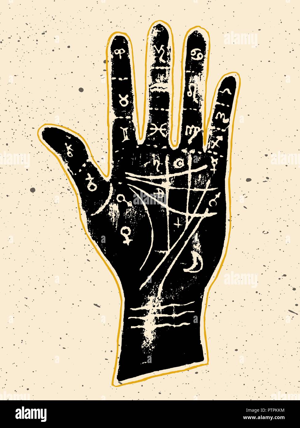 Palm reading palmistry hi-res stock photography and images - Alamy