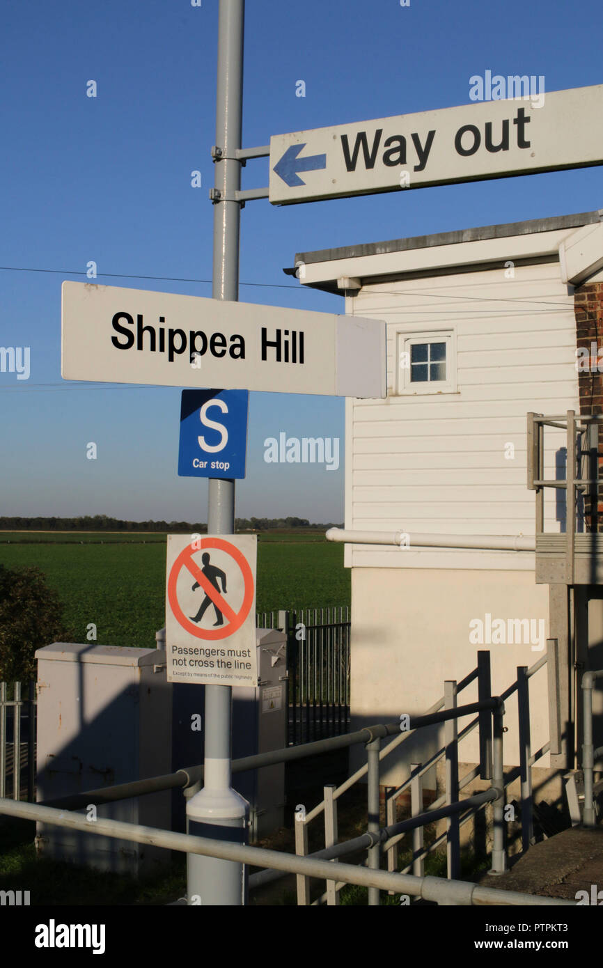Shippea Hill station in Suffolk is one of the least used railway ...