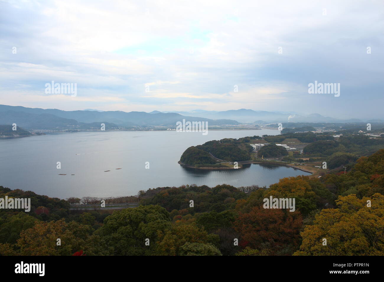 view of Lake Hamana Stock Photo - Alamy