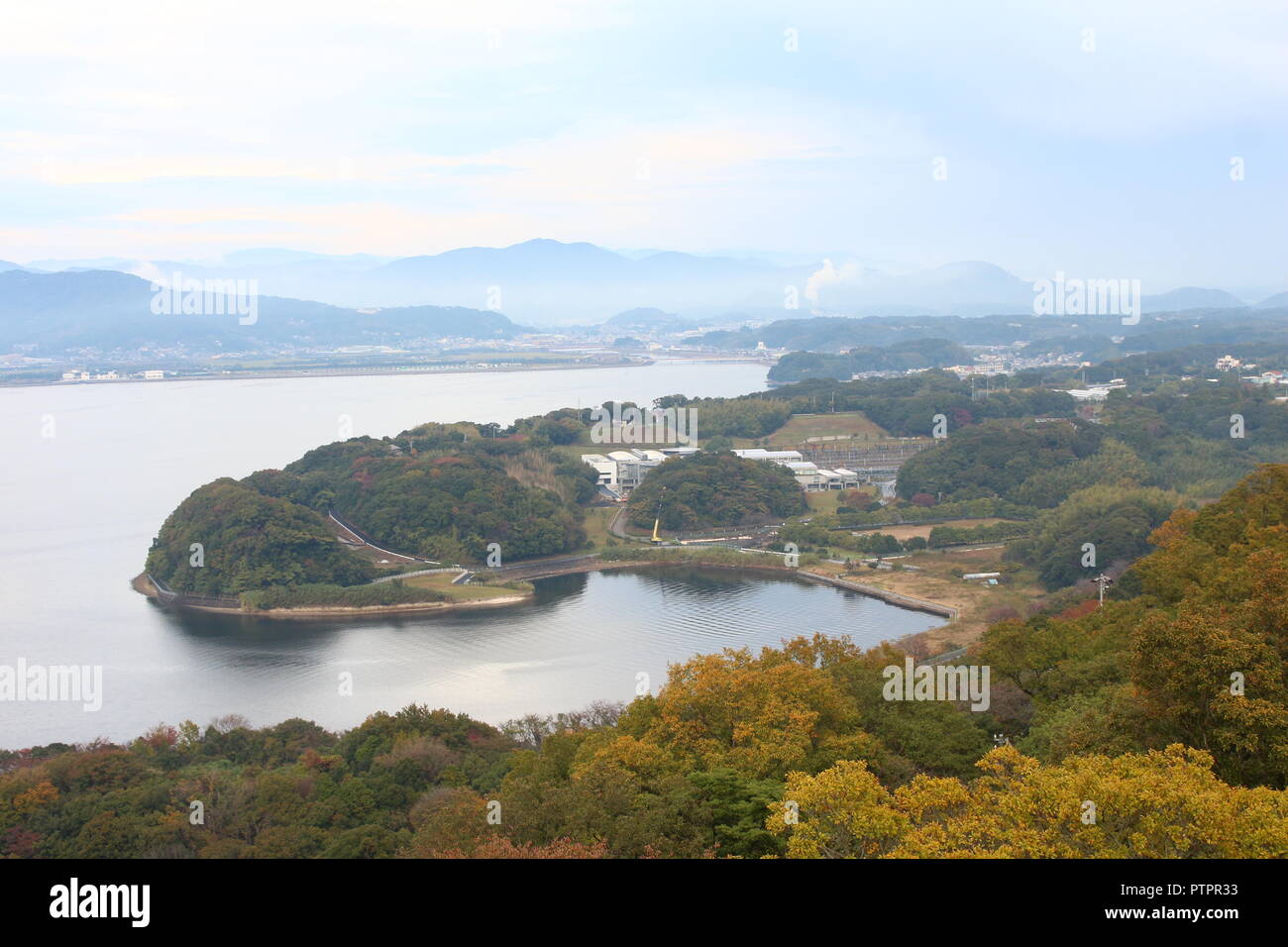 view of Lake Hamana Stock Photo - Alamy