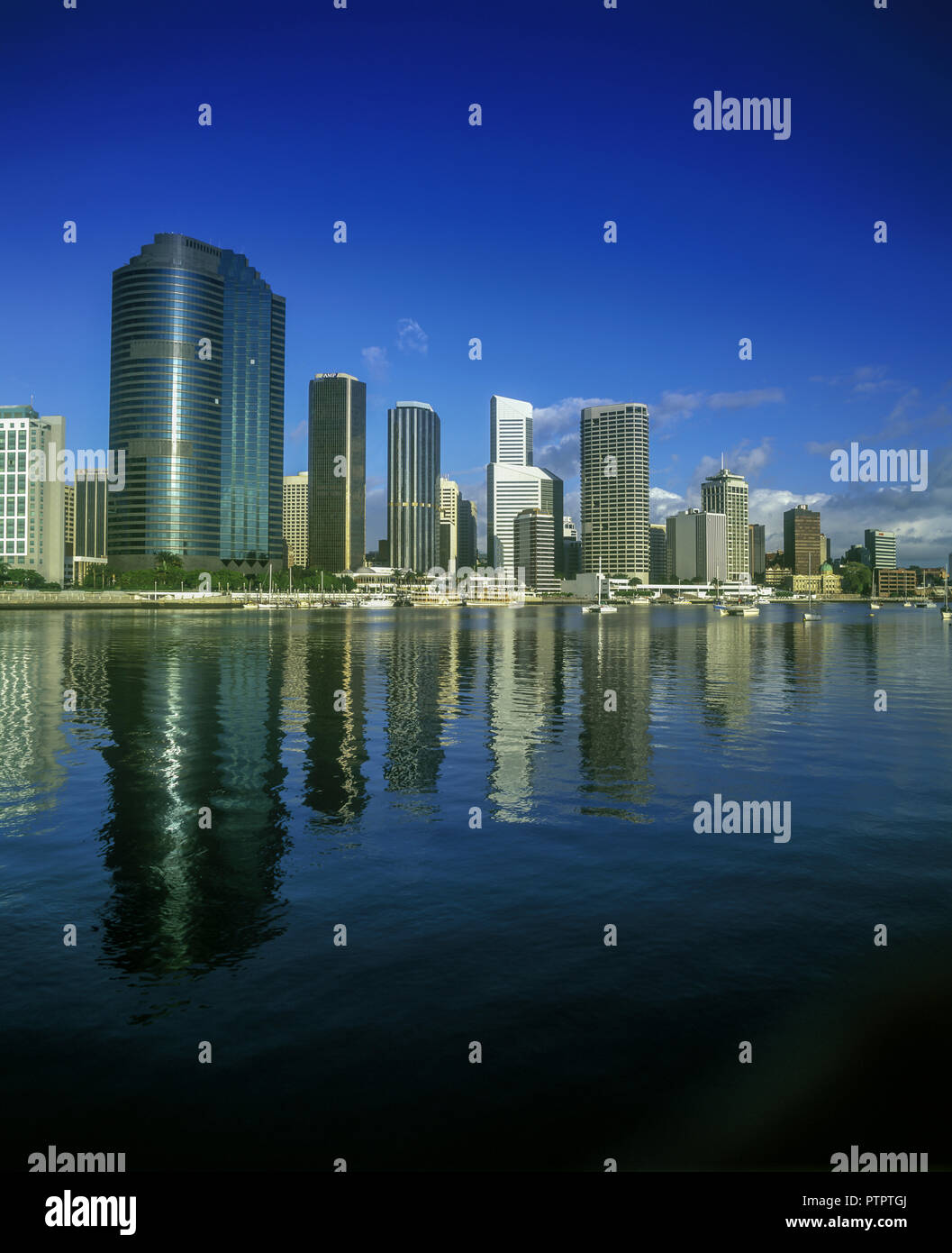 1994 HISTORICAL DOWNTOWN WATERFRONT BRISBANE QUEENSLAND AUSTRALIA Stock ...