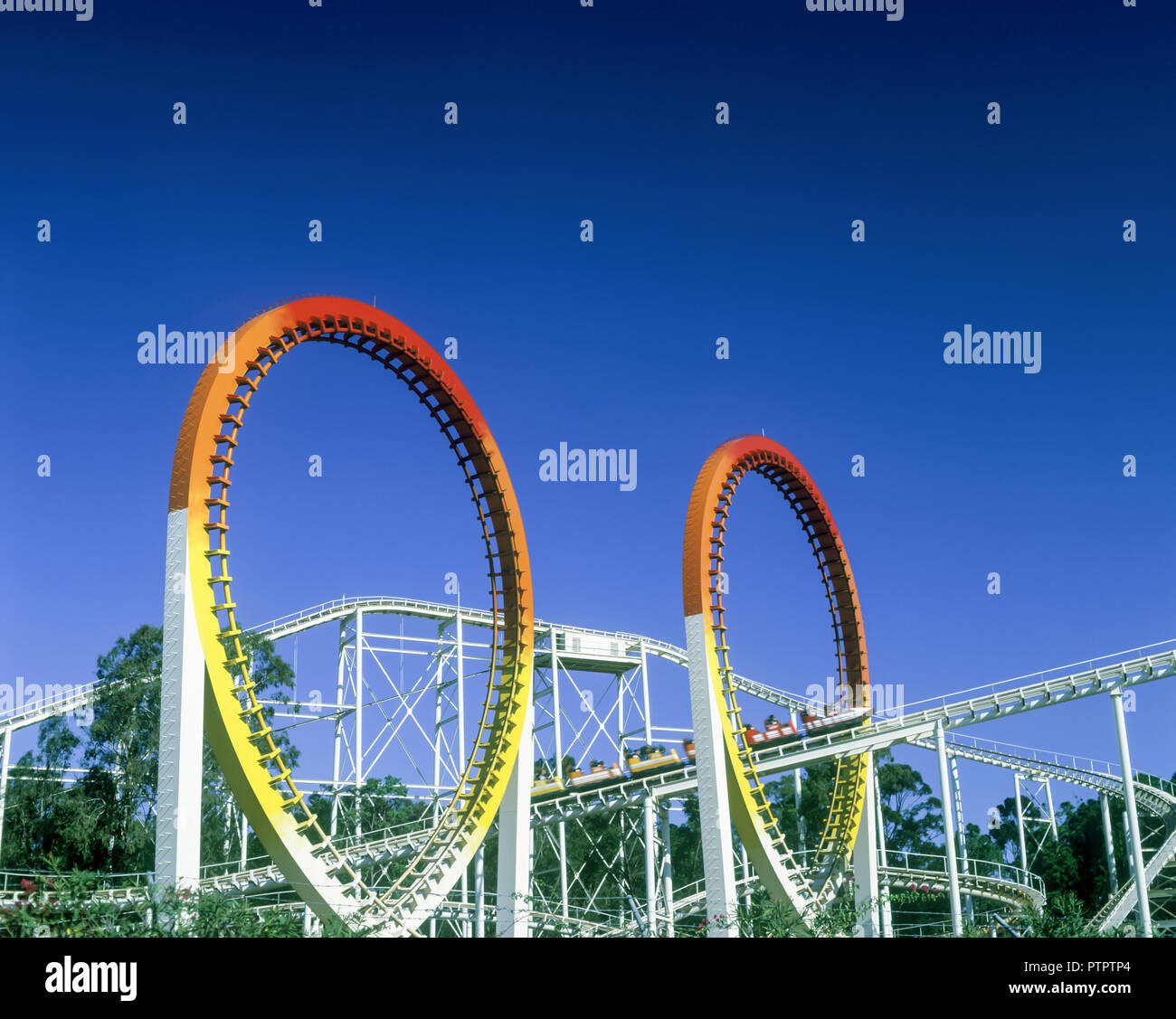 1994 HISTORICAL THUNDERBOLT ROLLER COASTER RIDE DREAMWORLD AMUSEMENT ...